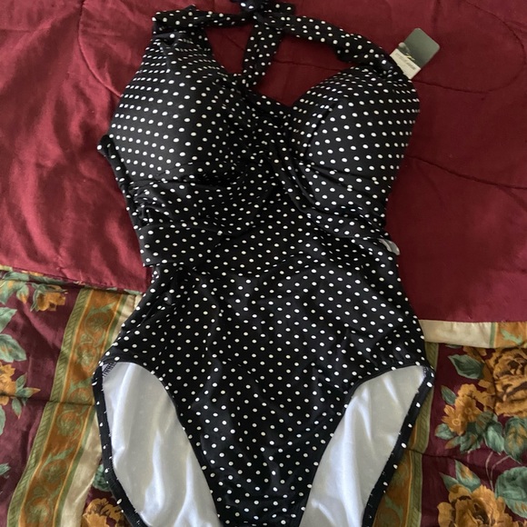 Lauren Ralph Lauren | Swim | Lauren Ralph Lauren Black And White Polka ...